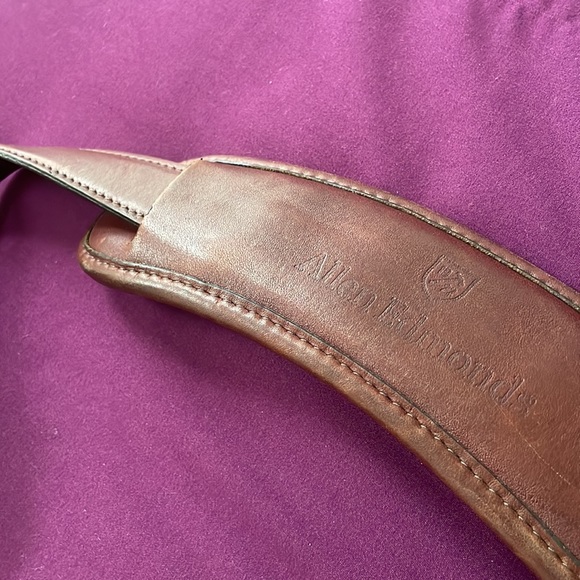 Allen Edmonds | Bags | Allen Edmonds Saddle Leather Briefcase W ...